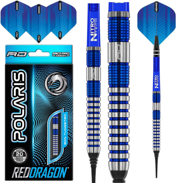 LOTKI SOFT RED DRAGON POLARIS 90% - Baltic Darts
